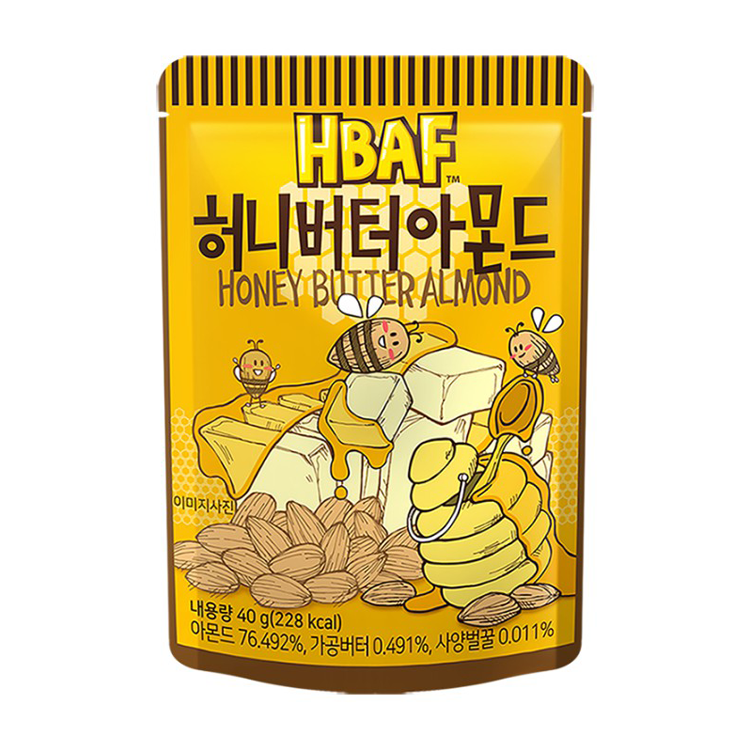 [바프]허니버터 아몬드 40g — kbobsang
