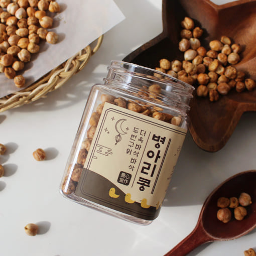 [풍심당] 두번 구운 바삭한 달콤짭짤 병아리콩 (120g) 비건 간식 이집트콩 — kbobsang