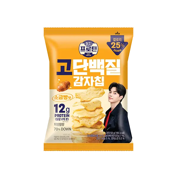 이지프로틴 고단백질 감자칩 소금빵맛 50g — kbobsang
